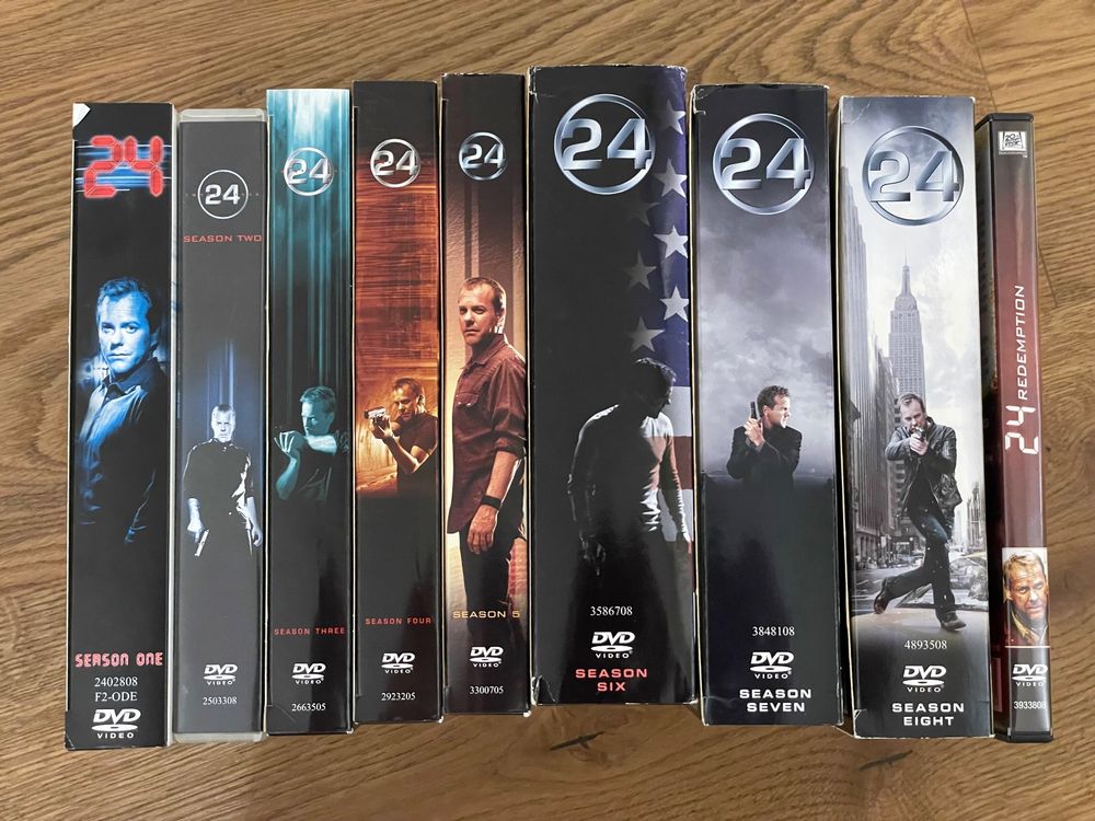 DVD Box - 24 - Jack Bauer - komplette Serie 1-8 + Redemption (Gebraucht ...