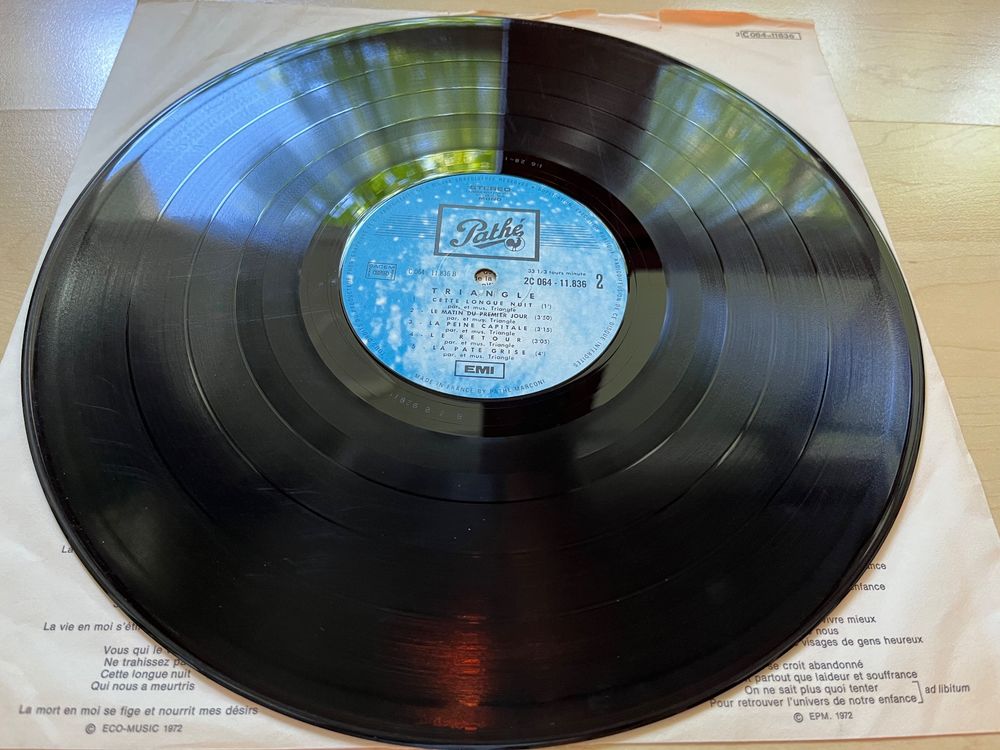 Triangle LP (1970) - Französischer Rock Klassiker (Gebraucht) in Zürich ...