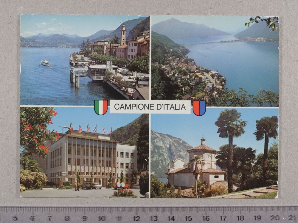Campione d'Italia, Casino, Poststempel Lugano, 1978 (Gebraucht) in ...