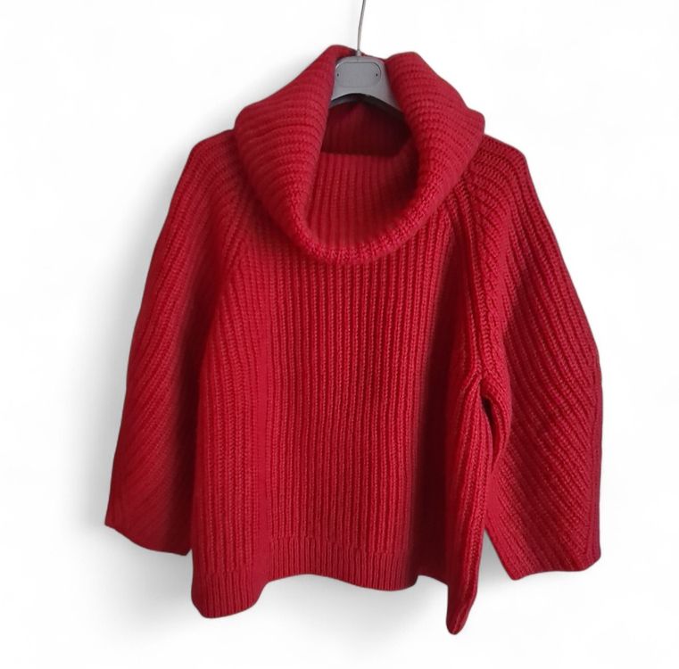 Pull col roulé GAP – Rouge vif, Taille L (Neuf (Voir description)) à ...