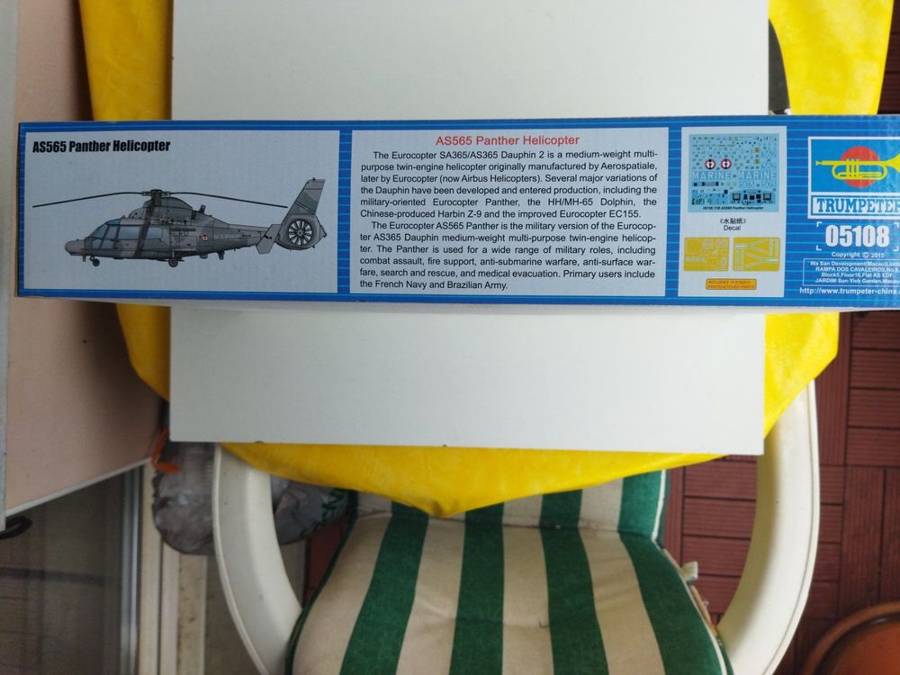 Aerospatial AS 565 "Panther" Armée de l'Air/ Trumpeter 1/35 (Neu und ...