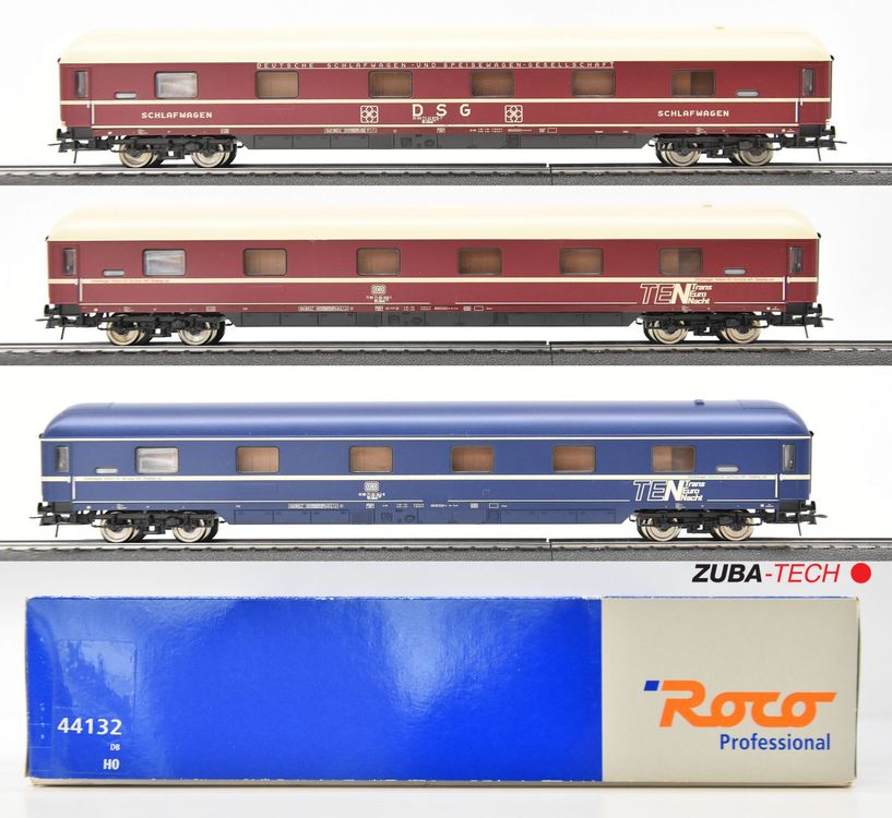Roco 44132 Personenwagen-Set 3tlg DB/DSG H0 WS mit OVP (Neu (gemäss ...