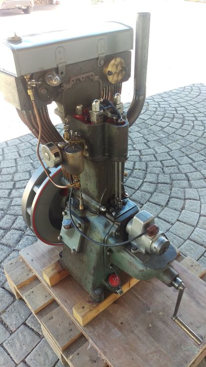 Stationärmotor, Standmotor Bernard W2, läuft | Kaufen auf Ricardo