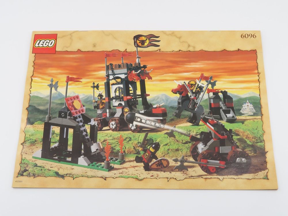 Anleitung zu Lego Castle 6096 Bull's Attack (Gebraucht) in Oberwil b ...