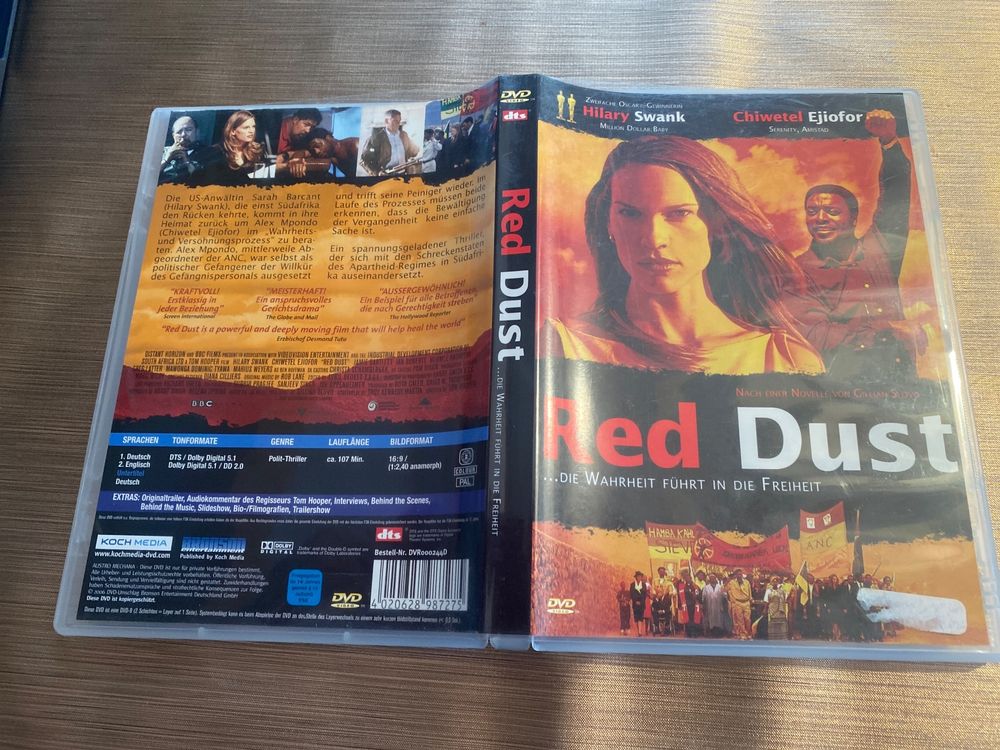 Red Dust - Hilary Swank Wahrheit Freiheit (Gebraucht) in Teufenthal AG für CHF 0.8 – mit ...