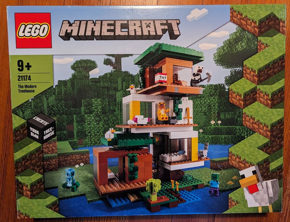 Lego Minecraft 21174 The Modern Treehouse (Neu und originalverpackt) in ...