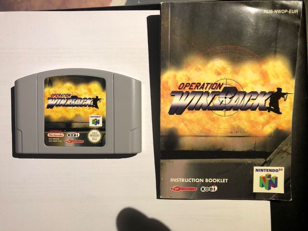 Operation Winback, Nintendo 64, komplett (Gebraucht) in Basel für CHF ...