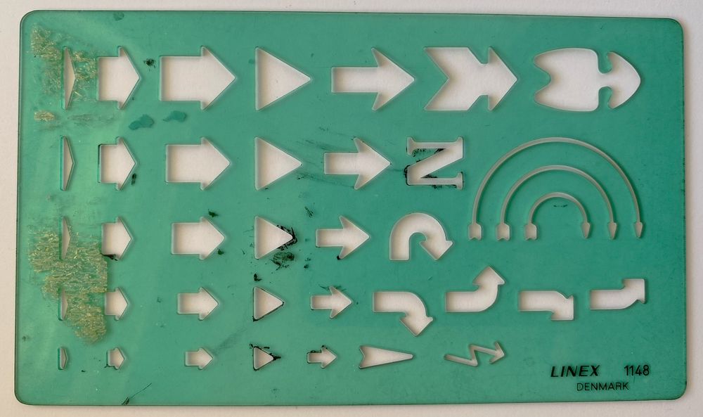 Linex 1148 Technical Drawing Template Schablone Denmark | Kaufen auf ...