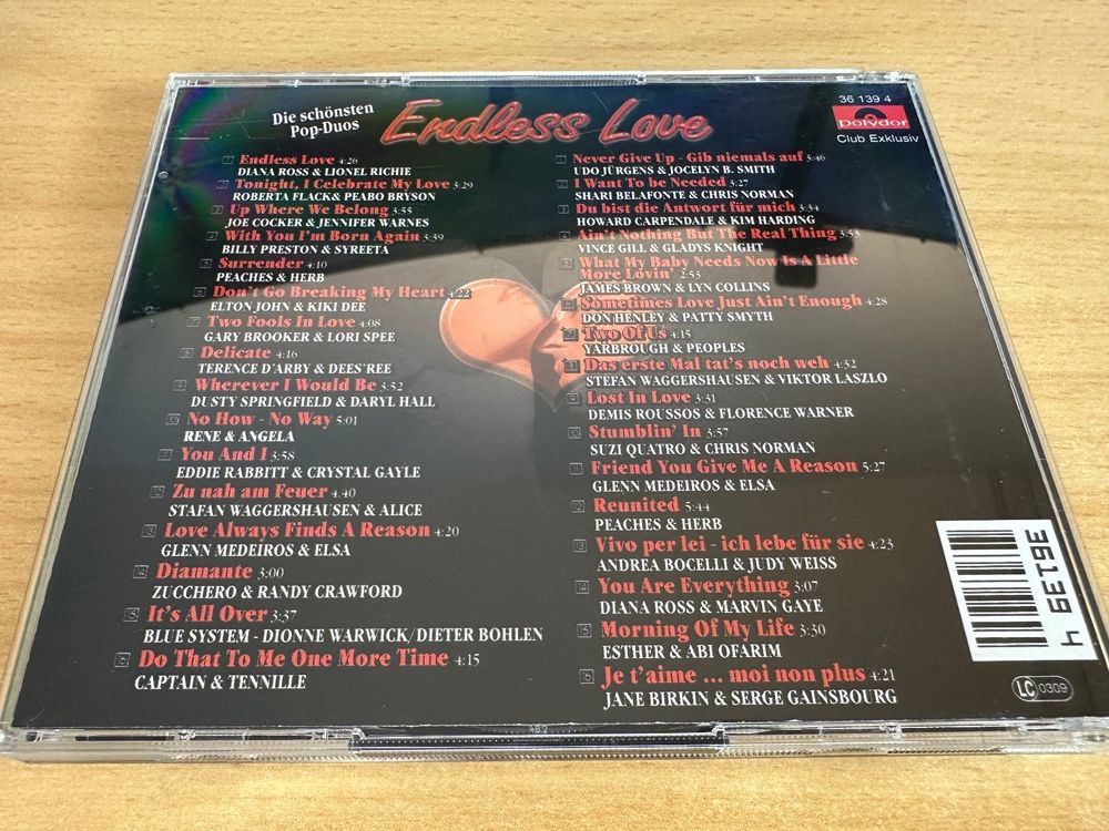 Various – Endless Love - Die Schönsten Pop-Duos - 2 CD | Kaufen auf Ricardo