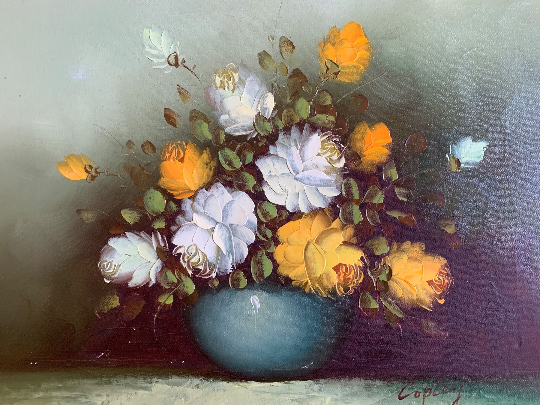 Ölgemälde mit Stillleben / Blumenstrauss / Copley / 40 x 50 (Gebraucht ...