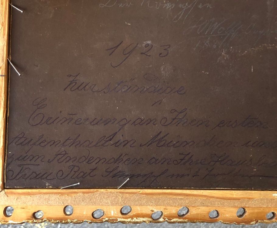 Hermann Wolff (1841-?) Orig. Gemälde | Kaufen auf Ricardo