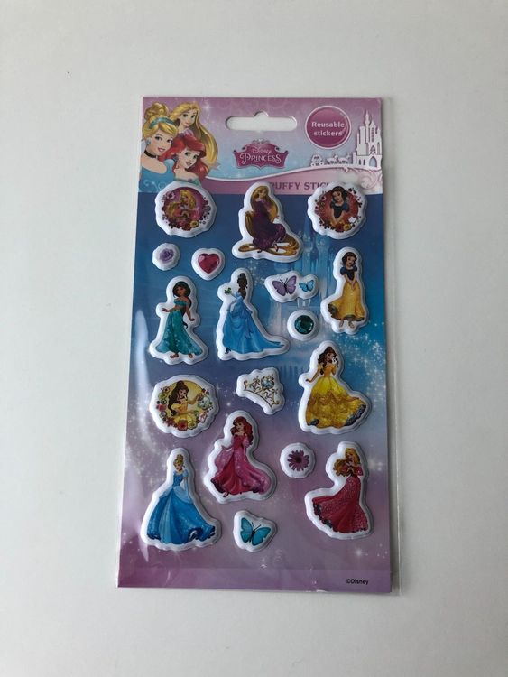Disney Princess Puffy Stickers 4 Stück | Kaufen auf Ricardo