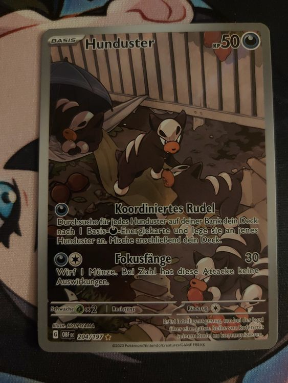 Hunduster full art ☆ 204/197 OBF DE (Gebraucht) in Biasca für CHF 4 ...