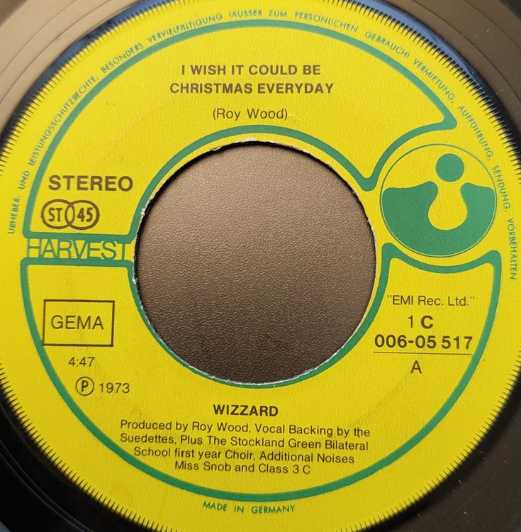 Vinyl-Single Wizzard - I Wish It Could Be Christmas Everyday | Kaufen ...