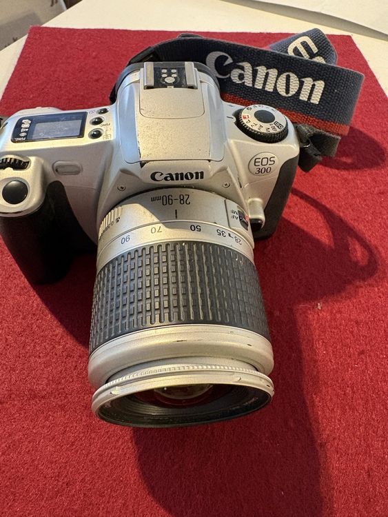 Canon EOS 300 Spiegelreflexkamera SLR mit 28-90mm Objektiv (Gebraucht ...