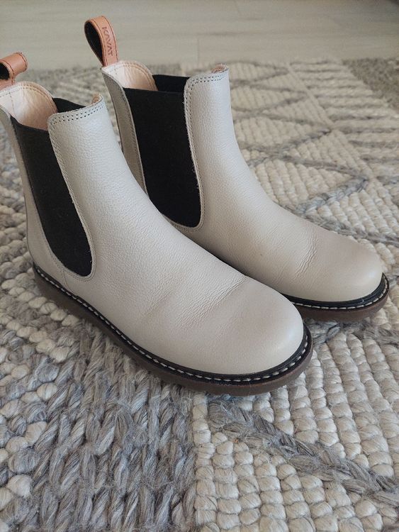 Chelsea Boots weiss,Leder, Kavat,Leder (Gebraucht) in Orpund für CHF 20 ...