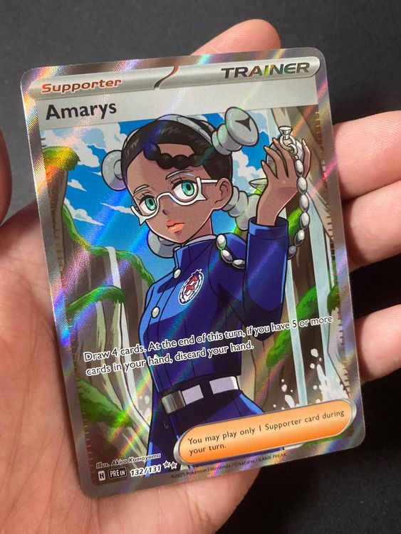 Pokemonkarte Amarys 132 - Erin - Prismatic Evolutions - EN (Neu (gemäss ...