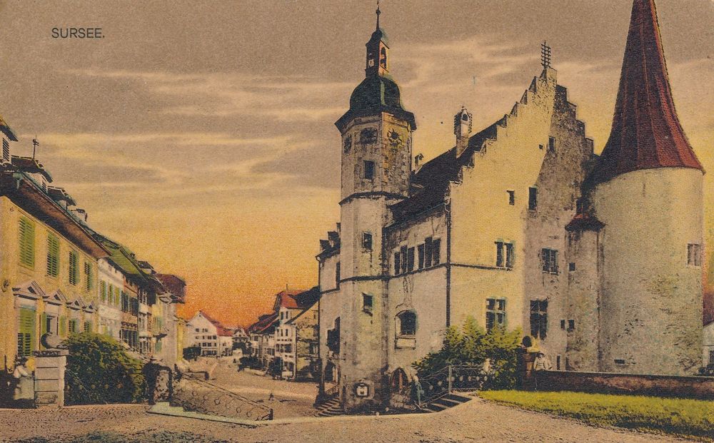 Postkarte Sursee gel. 1924 (Gebraucht) in Luzern für CHF 6.5 – mit ...