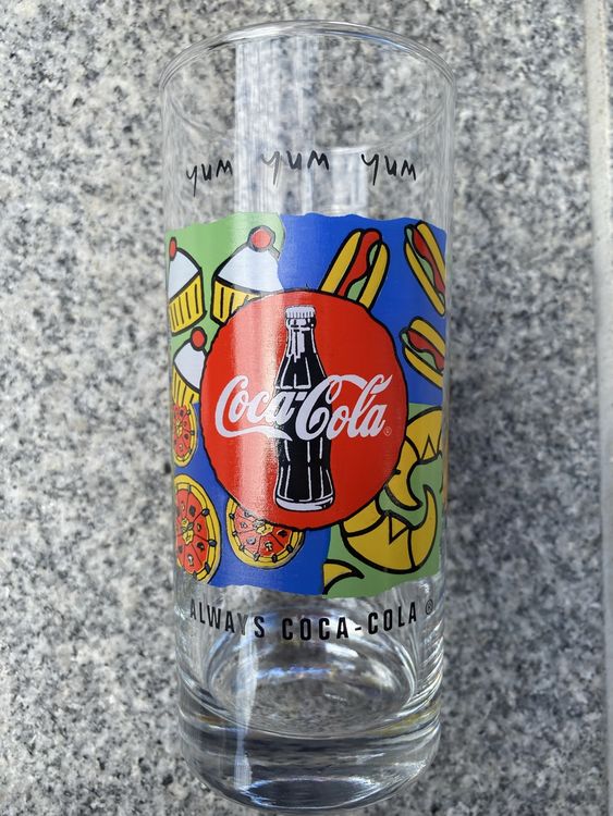 Vintage Coca-Cola Glas, 90er Jahre, Sammlerstück, Top! (Gebraucht) in ...