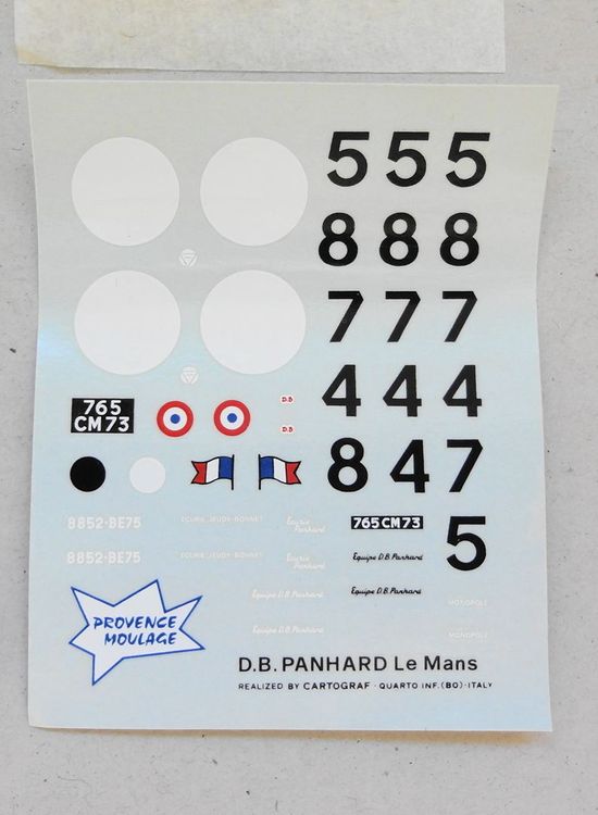 Provence Moulage D.B. Panhard No.57 Le Mans 1951 1:43 (Gebraucht) in ...