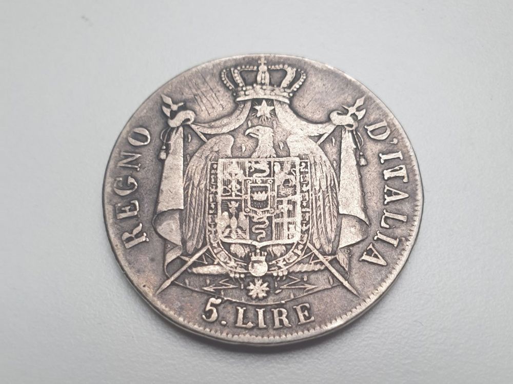 🇮🇹 Italy Napoleon 5 Lire 1808 - rare (Gebraucht) in Pully für CHF 79 – mit Lieferung auf Ricardo ...