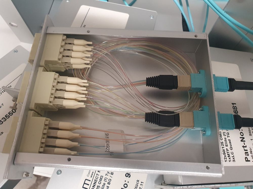 LWL Patch-Panel 19" 19Zoll 3HE MTP Modul 3HE CCM Patchfeld (Gebraucht) in Zürich für CHF 29 ...