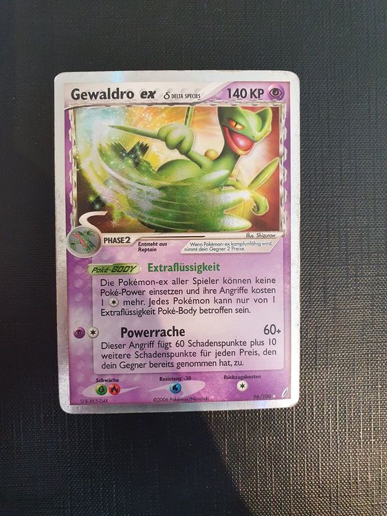 Gewaldro ex [Sceptile Delta Species] EX Crystal (PL) ab 1.- (Gebraucht ...