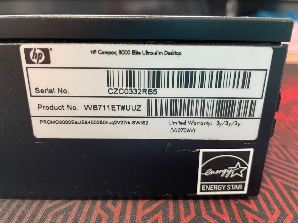 HP Compaq 8000 Elite Ultra-slim Desktop (Gebraucht) in Agno für CHF 50 ...