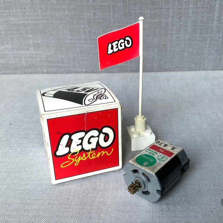 🔴🟡🔵 LEGO Nr. 104 Replacement 4,5 Volt Motor – OVP – 1970 (Gebraucht) in ...