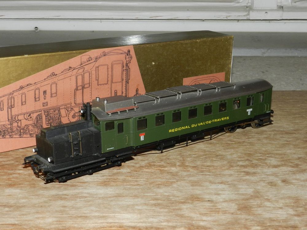 Westmodell H0 GL Dieselektrischer Triebwagen Val-de-Travers (Gebraucht ...