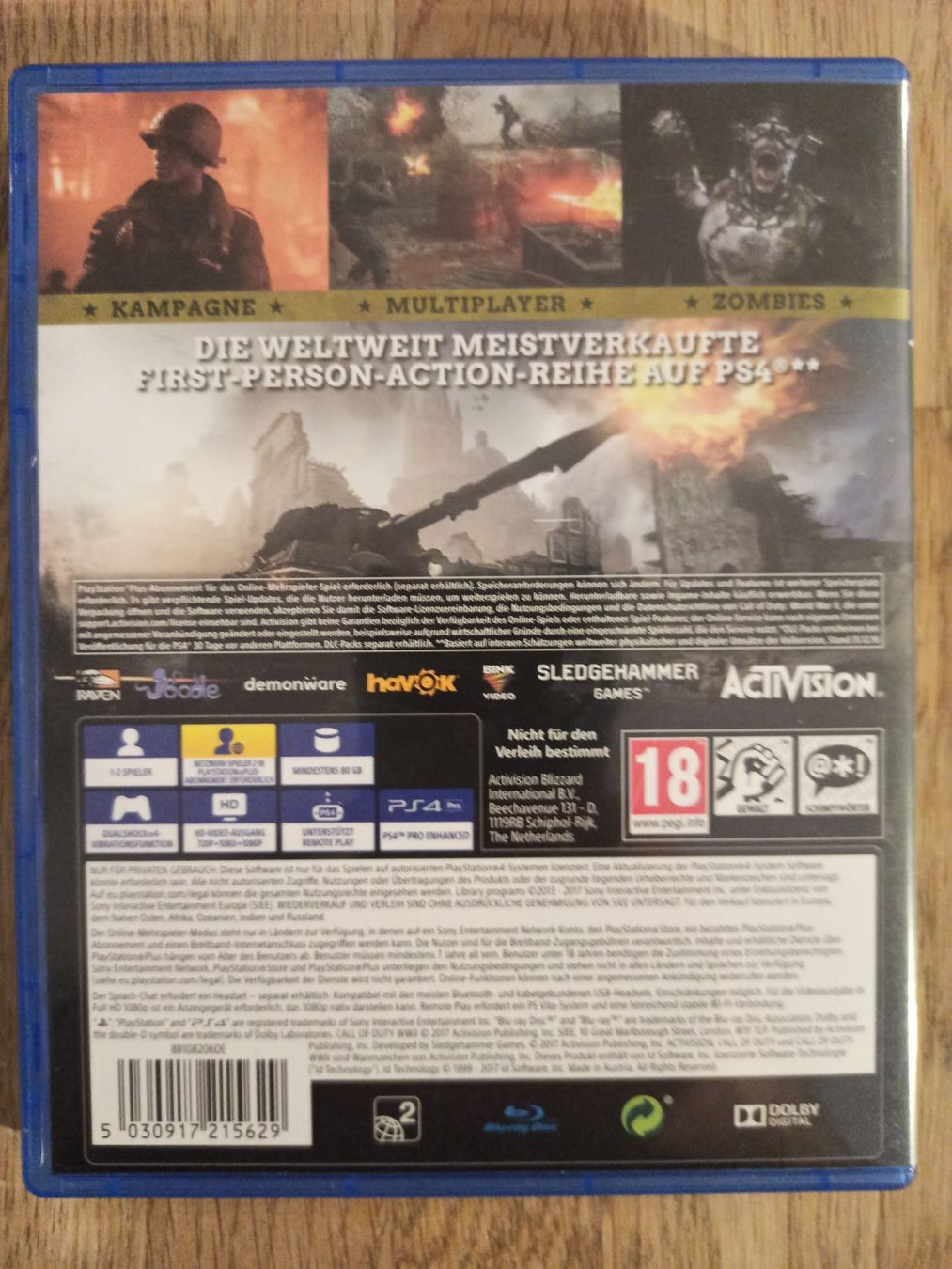Call of Duty WWII - Call of Duty WW2 PS4 / PS5 (Gebraucht) in ...