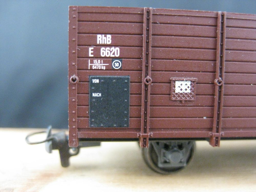 Bemo RhB Hochbordwagen E 6620, ohne OVP, . (Gebraucht) in Malters für CHF 17 – mit Lieferung auf ...