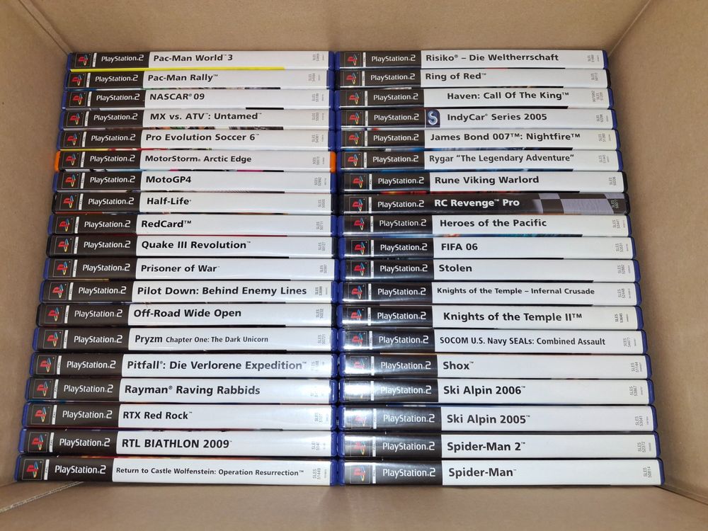 76 Playstation 2 PS2 Spiele - Alle komplett - Ganze Sammlung (Gebraucht ...