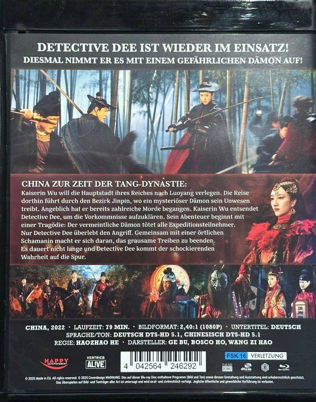 Detective Dee und der Dämonenkult-Blu-ray-top Zustand! (Gebraucht) in ...