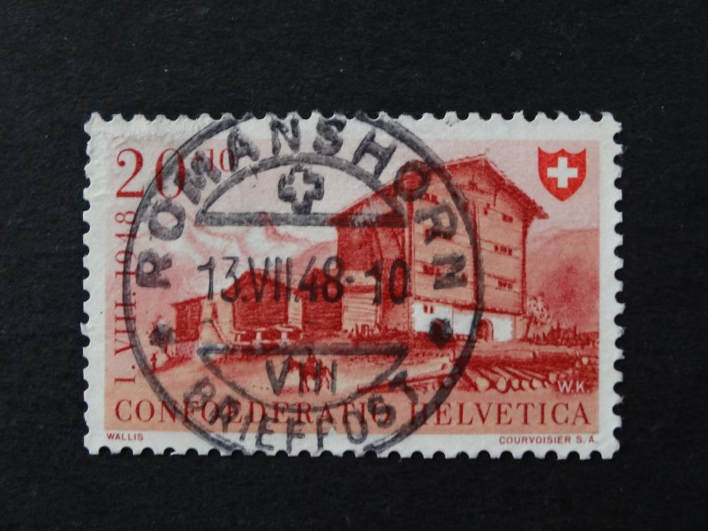 ROMANSHORN Vollstempel top zentr SBK B40 13.VII.48 158 (Gebraucht) in Anwil für CHF 2 – mit ...