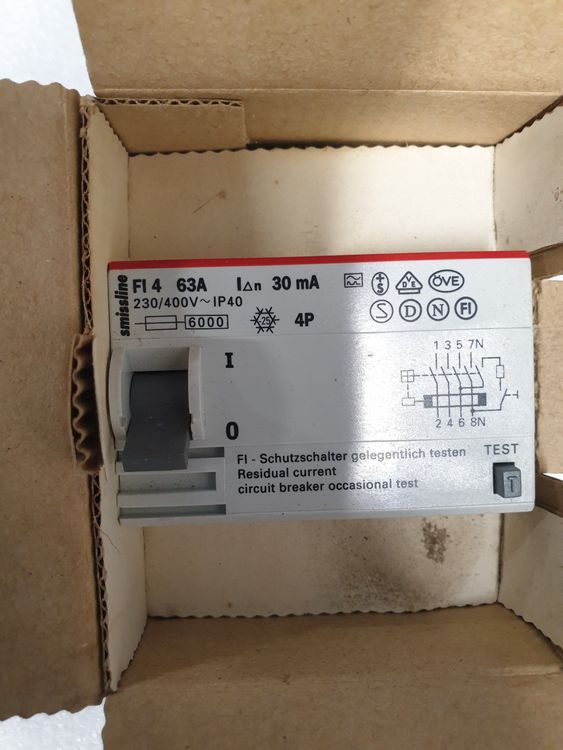 ABB FI SCHUTZSCHALTER 63A | Kaufen auf Ricardo