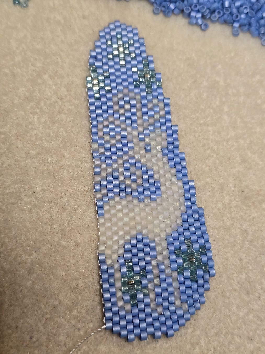 🦌📘 Marque-page en perles Miyuki – Renne de Noël 🎄 🎅 (Neuf avec ...