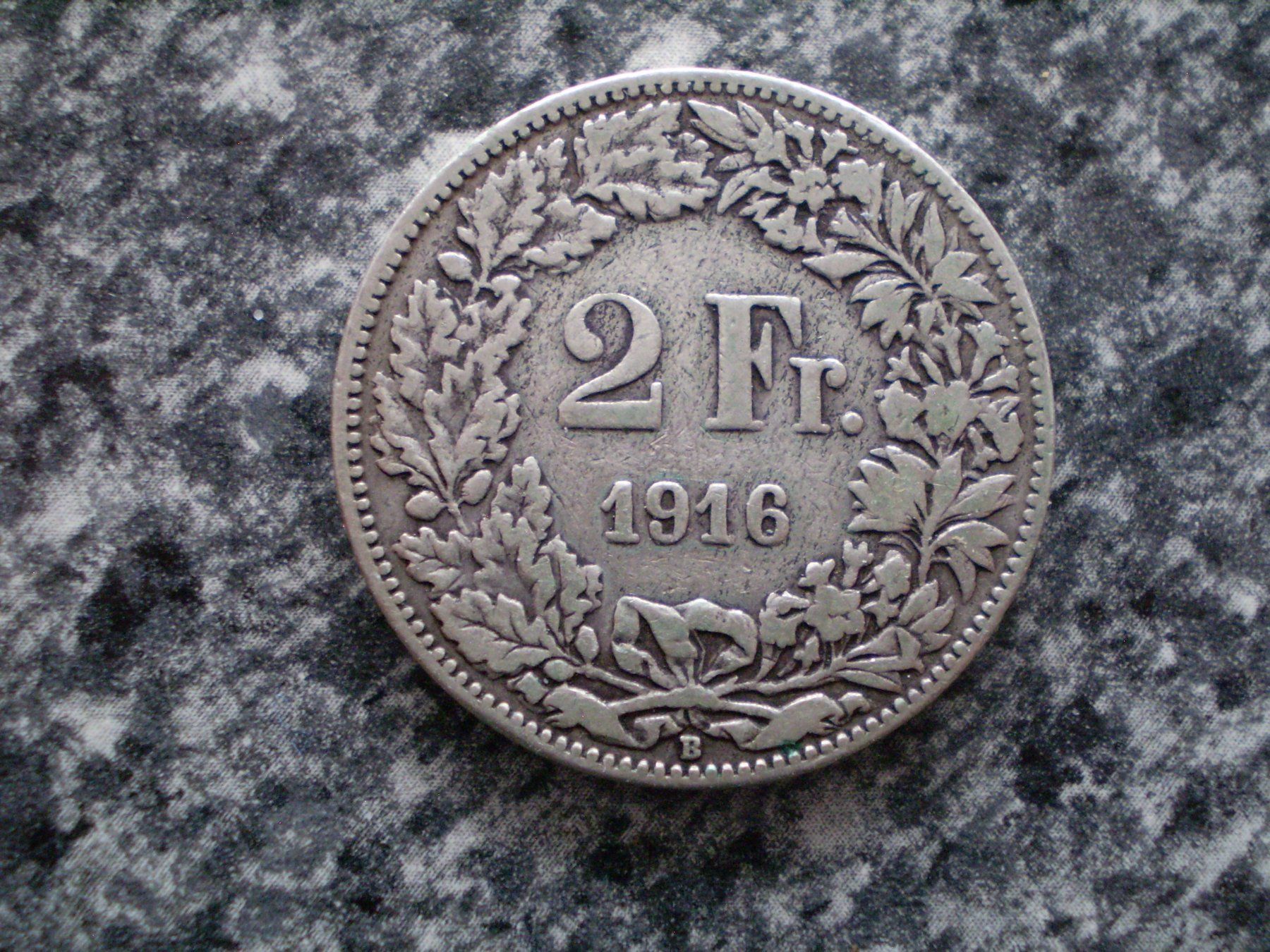 2 Fr. Silbermünze 1916 !!! sehr Rar !!! (Gebraucht) in Dierikon für CHF ...