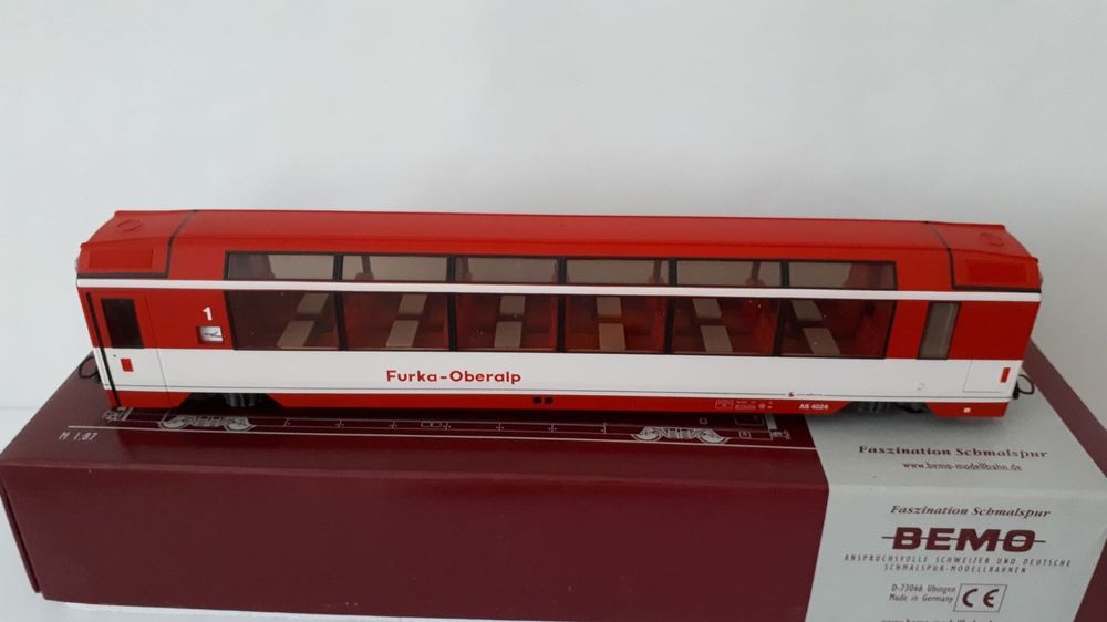 Bemo FO/BVZ Furka-Oberalp Panoramawagen | Kaufen auf Ricardo