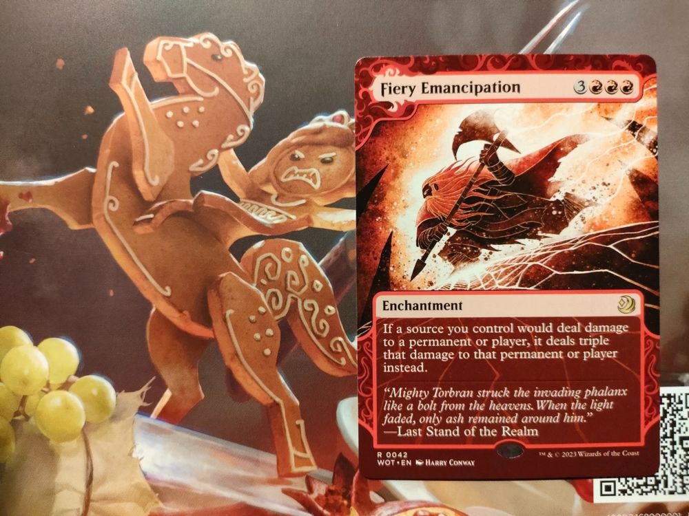 MTG - Fiery Emancipation - WOT 0042 - Rare (Neu (gemäss Beschreibung ...