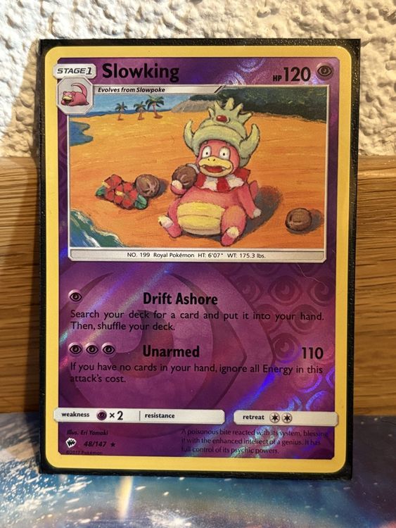 Pokemon Karte Slowking 48/147 Holo 🦭🩷 (Gebraucht) in Willerzell für CHF ...
