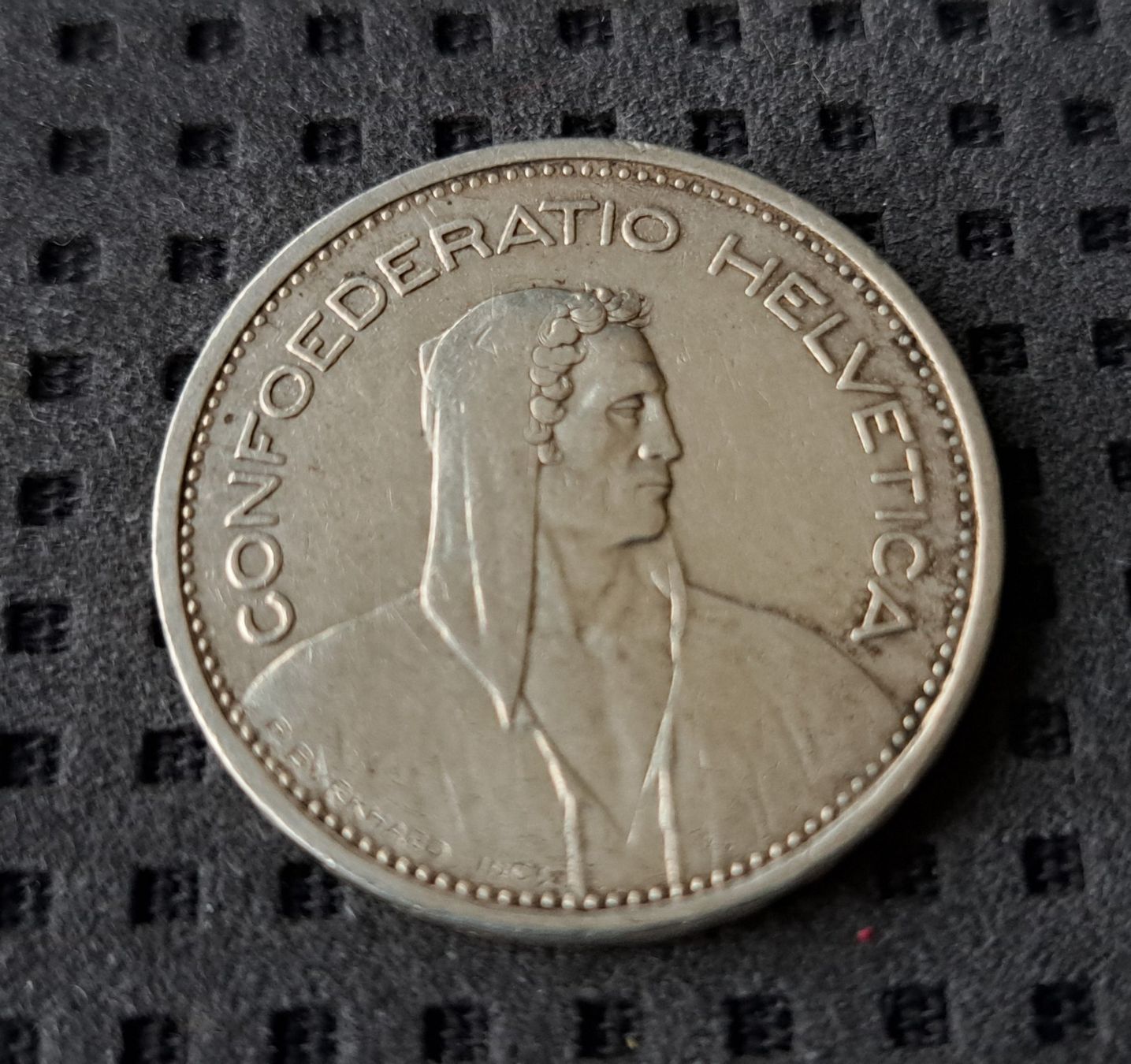 5 Fr. Silbermünze 1950 sehr gut erhalten, Sammlerstück (Gebraucht) in ...