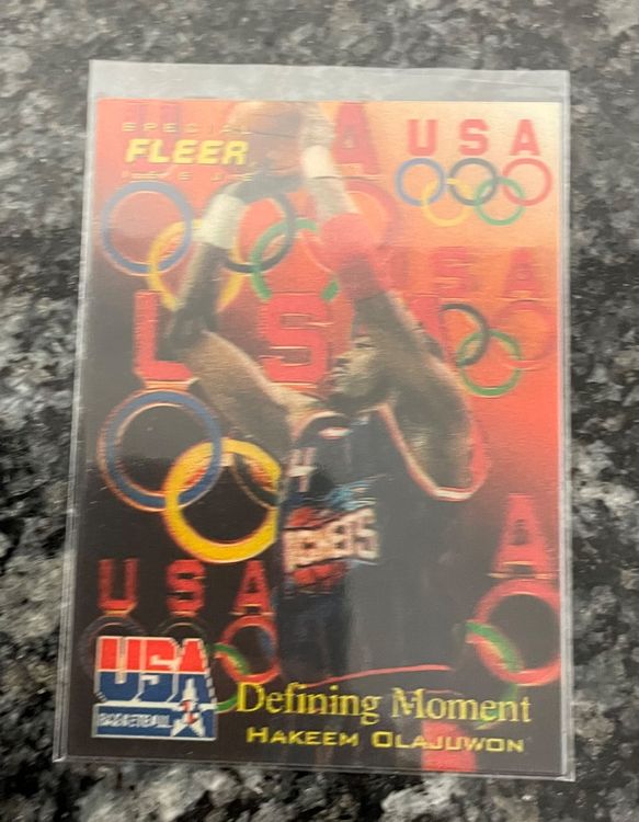 NBA Hakeem Olajuwon Team USA Defining Moment Card (Neu (gemäss ...