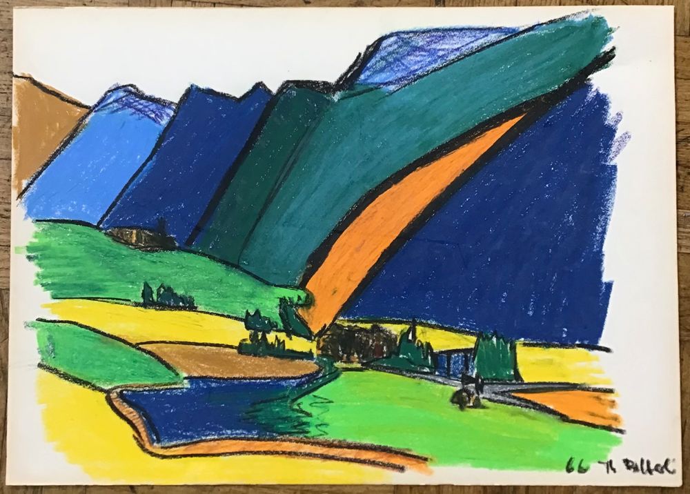 Landschaft Gemälde Unleserlich Signiert (Gebraucht) in Root für CHF 5 – mit Lieferung auf ...