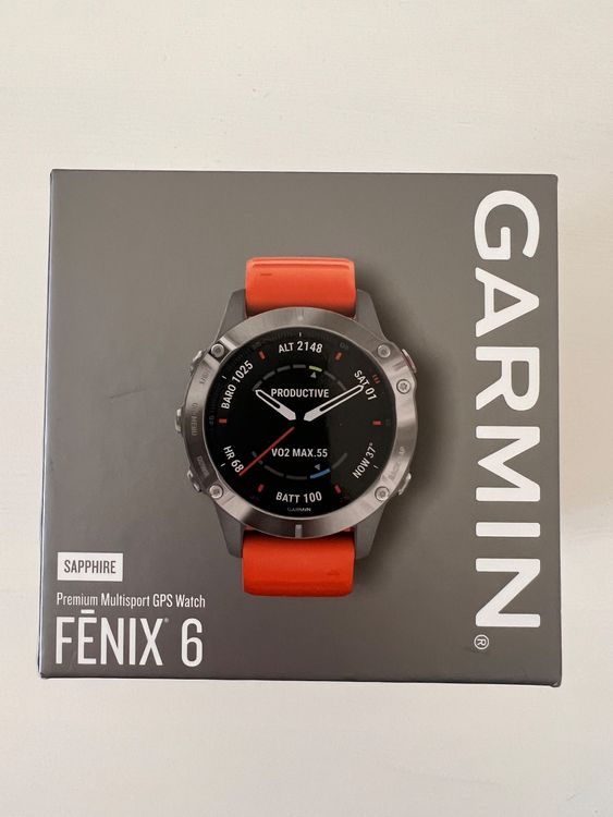 Garmin Fenix 6 Sapphire Titanium | Kaufen auf Ricardo