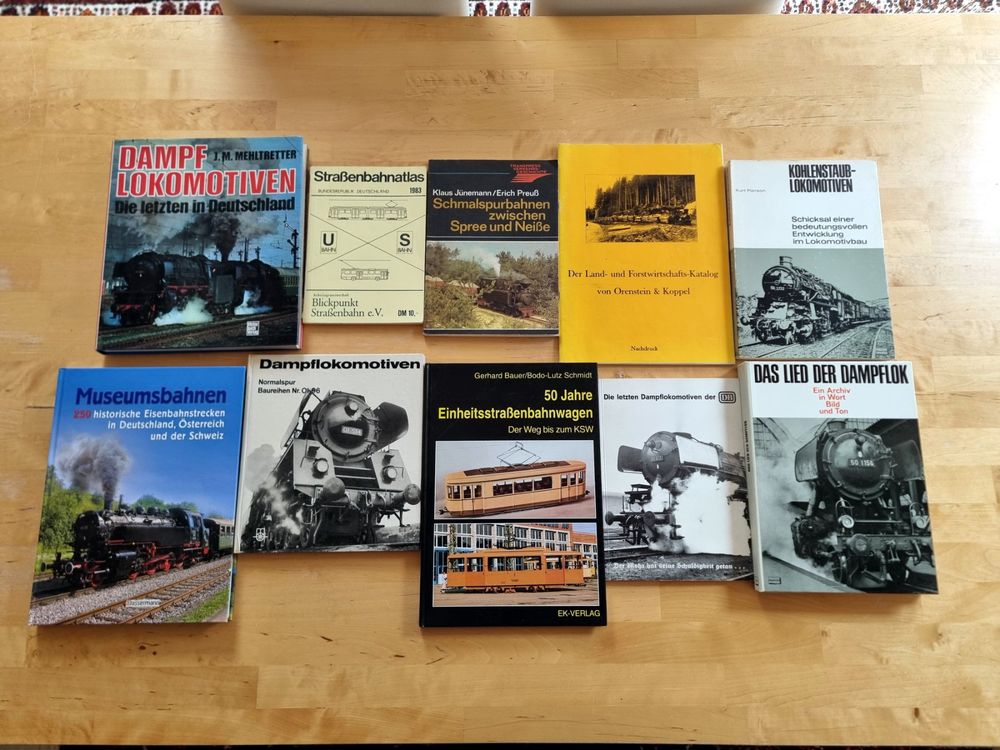 10 Bücher über die Deutsche Eisenbahn (Gebraucht) in Birrwil für CHF 10 ...