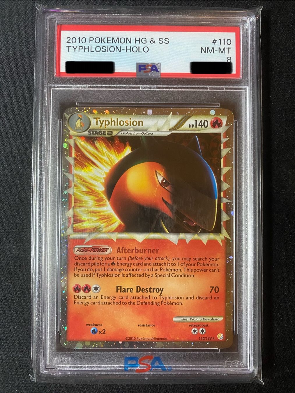 Typhlosion 110 - PSA 8 NM-MT - HeartGold & SoulSilver - 🇺🇸 (Neu (gemäss ...