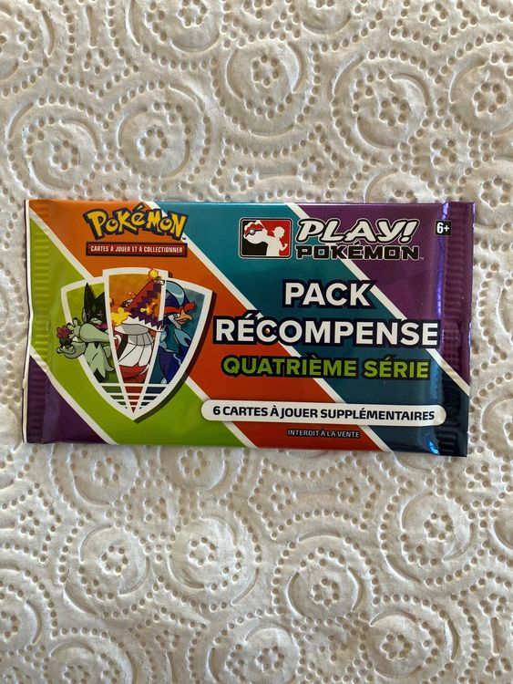 Booster Pokémon Pack Récompense Série 4 (Neu und originalverpackt) in ...
