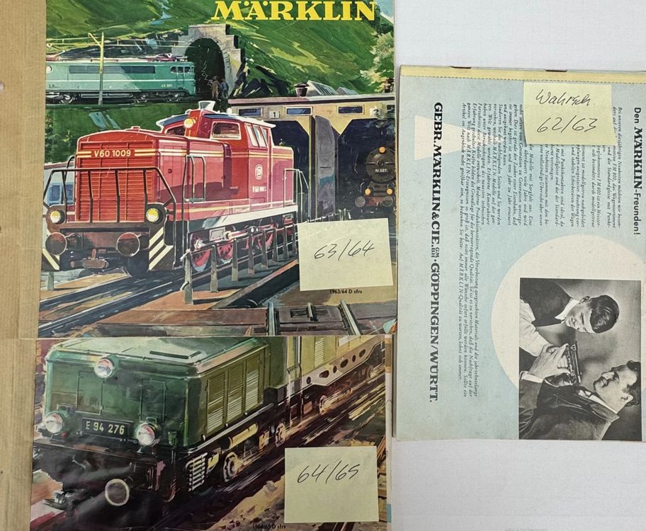 Lot Märklin Kataloge von 1965 -1969 | Kaufen auf Ricardo