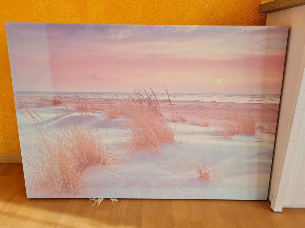 Leinwandbild mit Strand am Meer | Kaufen auf Ricardo